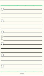 ・ミニ6穴サイズ用リフィル ・76×126mm ・横罫:6.5mm罫 ・手帳専用紙 ・30枚 ネコポスご希望のお客様はご注文画面で配送方法をお選びいただくか、備考欄に「ネコポス希望」とご記入ください。注文確認画面で送料が変更されない場合は、...