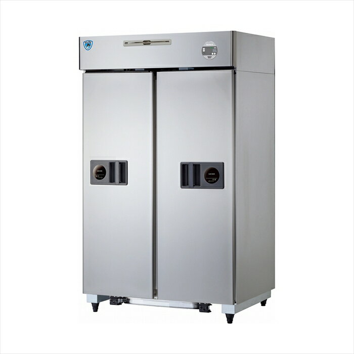 【特徴】 【マイコン制御＆デジタル表示】 ・温度制御は食材にあわせて1℃単位の温度設定ができるマイコン制御方式を採用 ・目詰まりをお知らせするフィルター警報ランプや強制霜取スイッチを採用 【使用スペースが通常の業冷庫の約1/2に(幅1800...