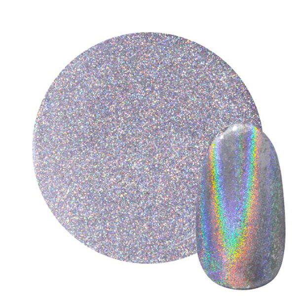 ミラーパウダーのように擦ったり、ラメのように混ぜてご使用いただけます。 【使用方法】 ノンワイプトップジェル硬化後、適量をチップもしくはシリコンスティックで擦りつけます。 最後にトップジェルで仕上げたら完成です。 内容量：約0.4gミラーパ...