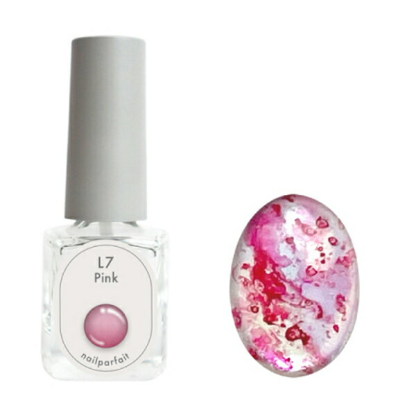 商品到着後レビューを書いて次回使える200円OFFクーポンGET！！品番・カラー：L7　ピンクジェルの上に垂らすだけでニュアンスアートが短時間で簡単に完成混ぜて使って様々な色味、デザインをお楽しみ下さい。使用方法：ベースジェルまたはカラージ...