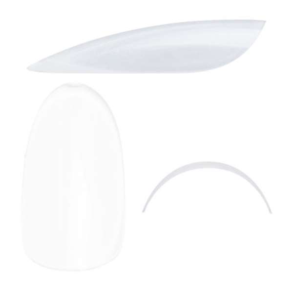 クリア　＃2アートサンプルやカラーサンプルを作成する時に、バランスの良い、最適なサイズと形状のチップです。ジェルにもポリッシュにもご使用いただけます。他社のチップとサイズが異なりますので、サイズをご確認のうえご購入ください。カーブ込み：長さ...