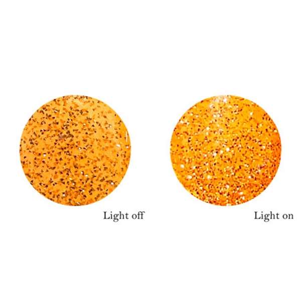 1360　ネオンパパイヤ透明感のあるポップなネオンカラーをベースとしたフラッシュジェルシリーズ。上品なラメが大人のネオンカラーを演出します。※化粧品登録外撹拌要推奨ライト：UV硬化波長：405nm内蓋シーリング無し/容器外装のみオレンジ3g...