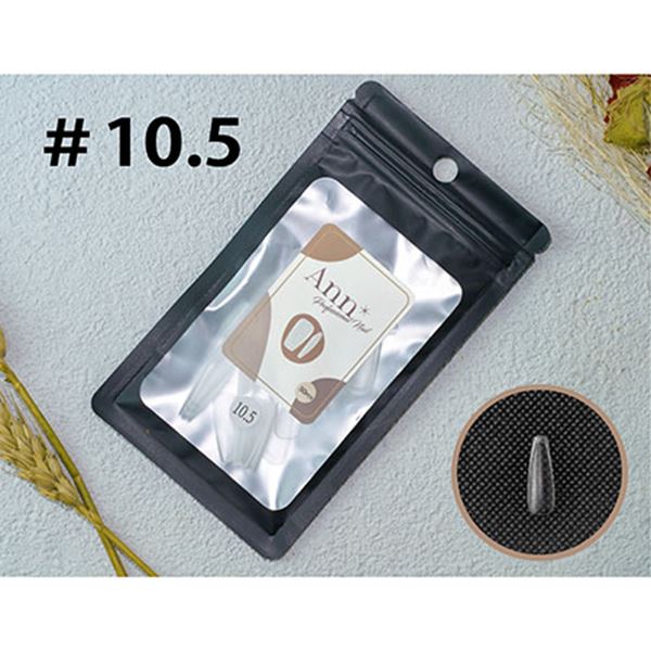 商品到着後レビューを書いて次回使える200円OFFクーポンGETショートバレリーナ型　クリア　＃10．5ショートバレリーナ型のチップイクステンション リフィルチップ自体にマット加工が施されており、サンディング不要なので時短での長さ出しが可能...