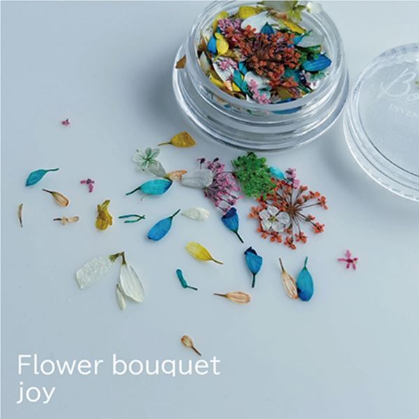商品到着後レビューを書いて次回使える200円OFFクーポンGETjoy1ケースに色んな種類のフラワーが入っていて、組み合わせが何通りも楽しめます。端にポイント使いでも、全面に置いてもかわいい。約0．1g