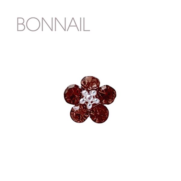 商品到着後レビューを書いて次回使える200円OFFクーポンGETルージュキラキラのストーンをあしらった小さなジュエリーフラワー内容量:6P縦4mm×横4mm