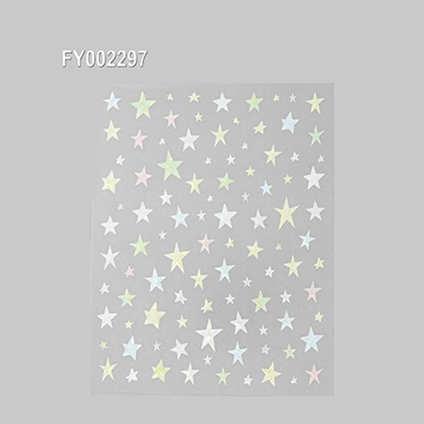 商品到着後レビューを書いて次回使える200円OFFクーポンGETAurora pastel FY002297不揃いに尖った星の3Dシール。誰でも簡単に個性的なネイルデザインがつくれます。立体感にこだわったクールなメタリックタイプと可愛さも欲...