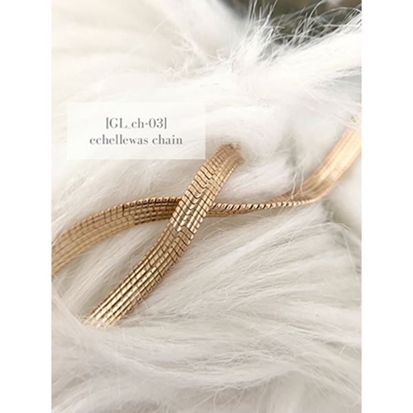 商品到着後レビューを書いて次回使える200円OFFクーポンGETGL_ch-03パイソン(蛇)を思わせる、なめらかな質感と程よい太さのチェーン。1本加えるだけで、アート全体を引き締め、エッジの効いたモードな存在感が加わります。200mm