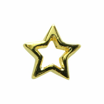 商品到着後レビューを書いて次回使える200円OFFクーポンGET！！星をかたどったスターモチーフパーツです。中抜きされたプレーンな仕上げになっています。内容量：8Pサイズ：背面カーブあり 約5mm