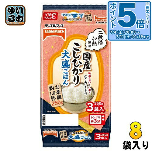 ＞ こちらの商品の単品・まとめ買いはこちら【一個あたり 831円（税込）】【賞味期間】製造後365日【商品説明】国民的銘柄米である国産の「こしひかり」を新潟のおいしい水で炊き上げました。「加圧加熱」と「蒸気炊飯」の二段階で加熱することで外は...