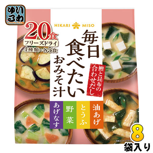 ＞ こちらの商品の単品・まとめ買いはこちら【一個あたり 1277円（税込）】【賞味期間】製造後365日【商品説明】鰹と昆布の2種のだしを効かせたフリーズドライのみそ汁の大容量タイプ。あげなす、野菜、とうふ、油あげの4種類の味をアソートパック...