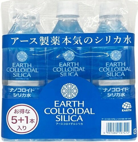 【一個あたり 130円（税込）】【賞味期間】製造後25ヶ月【商品説明】●「アースコロイダルシリカ100」は特別なシリカを手軽に摂取できる美味しい中硬水です。●からだの中から、すみずみと。●アース製薬が本気で飲んでほしいシリカ水!ただのシリカ...