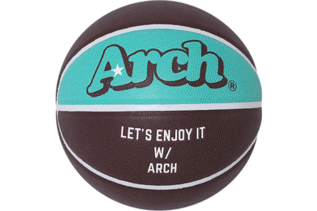 Related Items Arch[アーチ] Arch basic logo basketball 5 / アーチ ベーシック ロゴ バスケットボール 5号球 Archのアイコンカラーのミント×ブラウンで、シンプルなルックスに仕上げたバス...