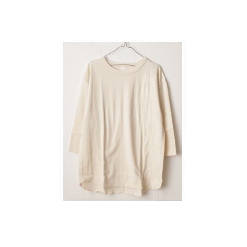 メーカー希望小売価格はメーカーサイトに基づいて掲載していますhave a good day(ハブアグッドデイ)ワッフルサーフニット7分袖ルーズ Tシャツ 乾いたようなドライな手触りのコットン天竺素材を使用。しっかりとしたハリと厚みがありつつ...