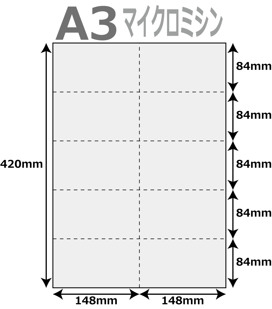 マイクロミシン目入りプリンタ帳票用紙、在庫有ります。即発送致します。 ■商品説明■ 商品名 　プリンタ帳票用紙　500枚　（マイクロミシン目　タテ1本×ヨコ4本）　A3サイズ サイズ 　A3サイズ　横297mm×縦420mm　ミシン目切り離...