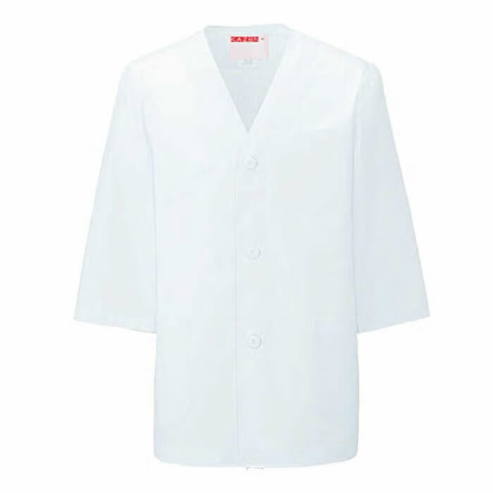 無料社名刺繍をご希望の場合は必ずこちらより 刺繍字体・色などの詳細をご確認ください。 素材 ブロード ポリエステル65％・綿35％ 機能・特徴 胸ポケット付ポケット付O-157制菌加工 カラーバリエーション（全1色） ホワイト(30) &n...