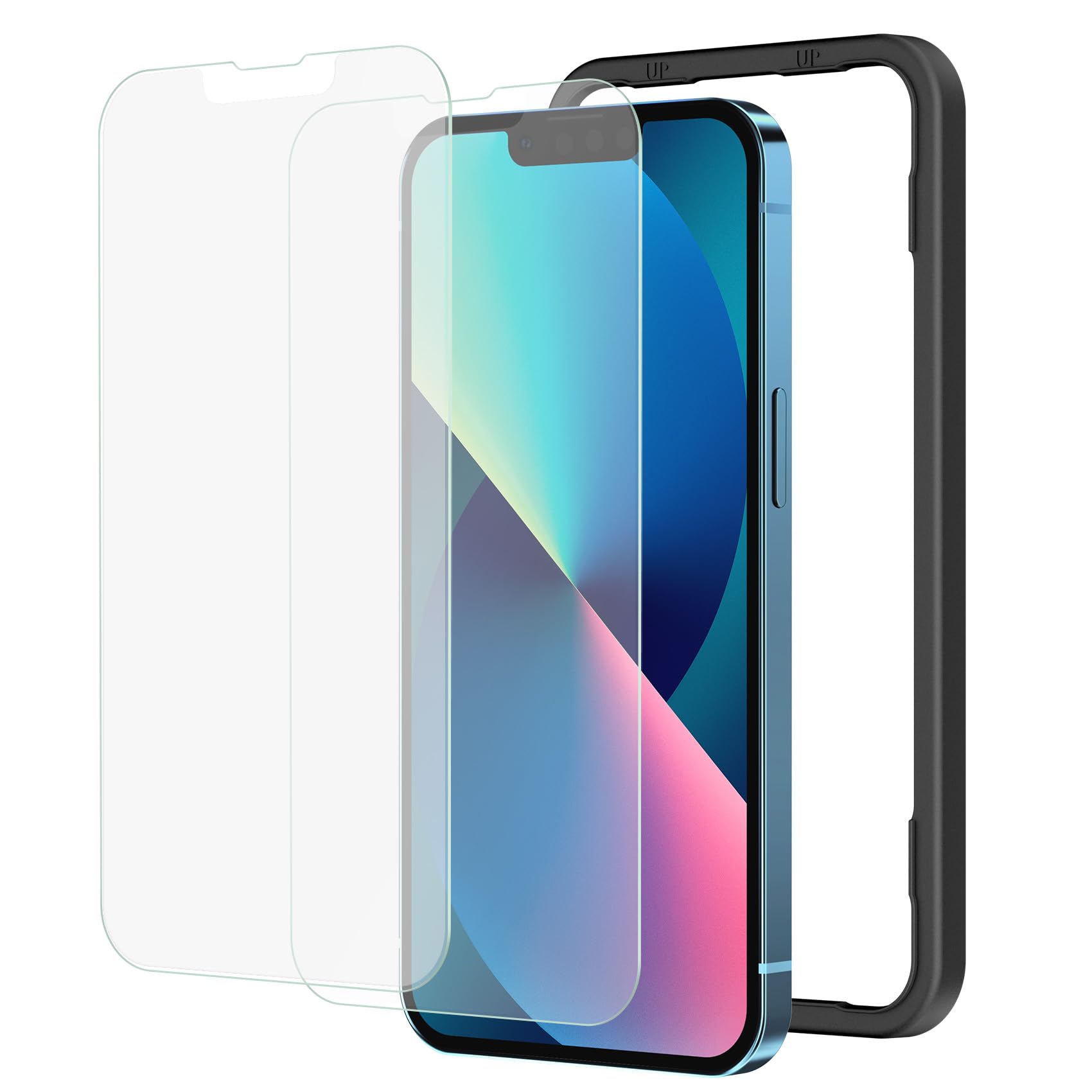 ・対応機種:iPhone 17e / iPhone 16e / iPhone 14 / iPhone 13 / iPhone 13 Pro ・画面サイズ:6.1インチ ・素材:日本製ガラス ・硬度:9H ・枚数:2枚セット ・加工:アンチグ...