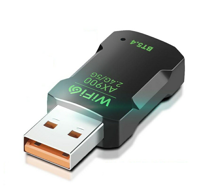WiFi6 USBアダプター Bluetooth5.4対応 900Mbps 高速通信 小型 無線LAN子機 AX900 2.4GHz/5GHz AX900 挿すだけで爆速Wi-Fi6！さらにBluetooth5.4もこれ1台 「爆速WIFI...