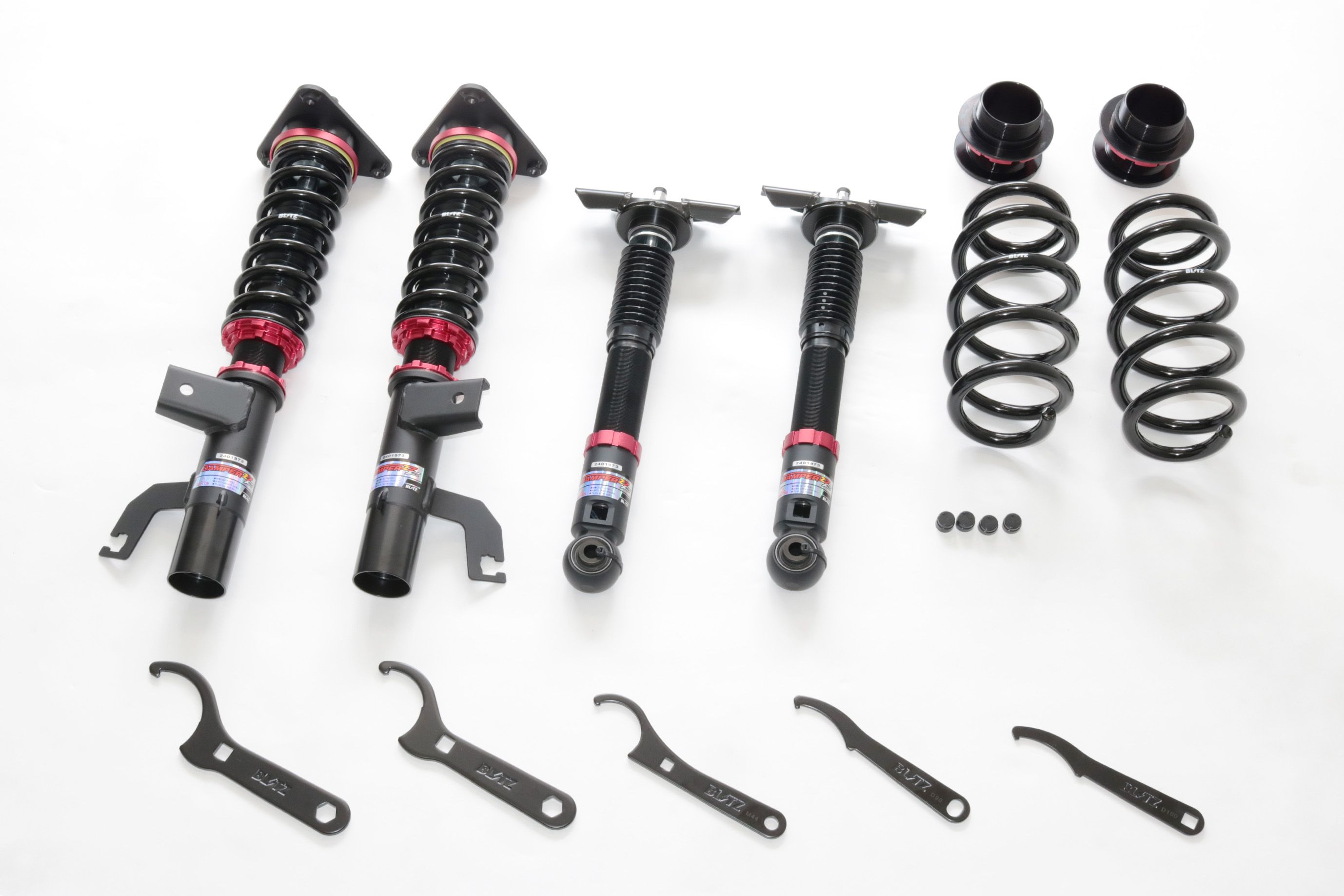 メーカー/商品名 　BLITZ　車高調キット　ZZ-R 車種 　日産：アリア [型式] 　SNFE0 [年式] 　21/06- [マウントF/R] 　強化ゴム/強化ゴム [レートF/R] 　6.5/9.0 [自由長F/R] 　220/260...