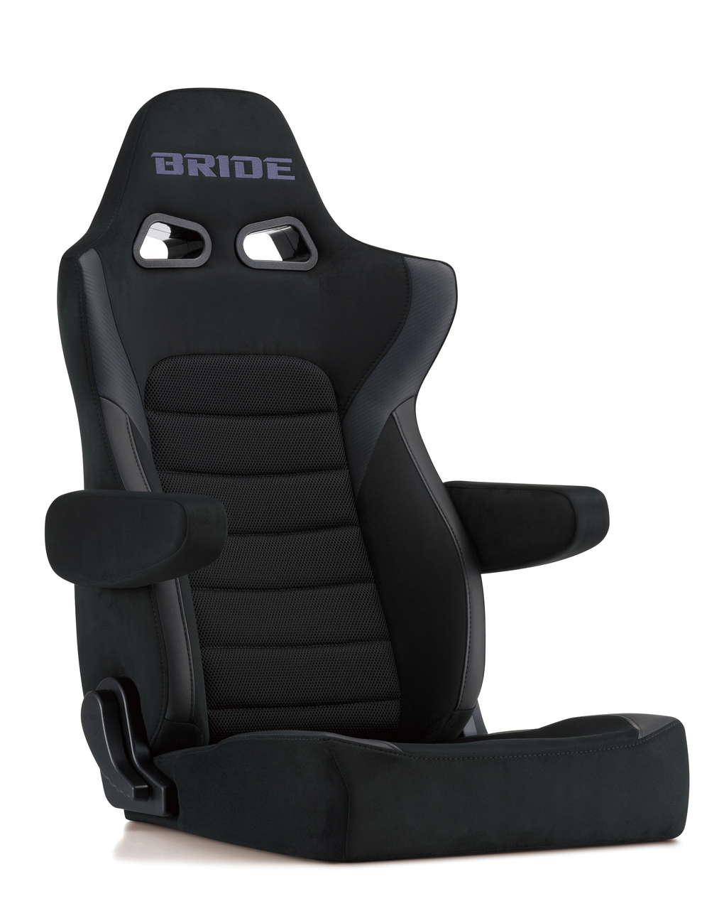 メーカー/商品名 　BRIDE(ブリッド)：リクライニングシート ERGOSTER カラー 　ブラック 品番 　E64ASN 商品説明 　・室内が狭い車種へ取付しやすく、乗降を妨げにくい、ショルダー・座面の形状設計 　・別売アームレストにも...