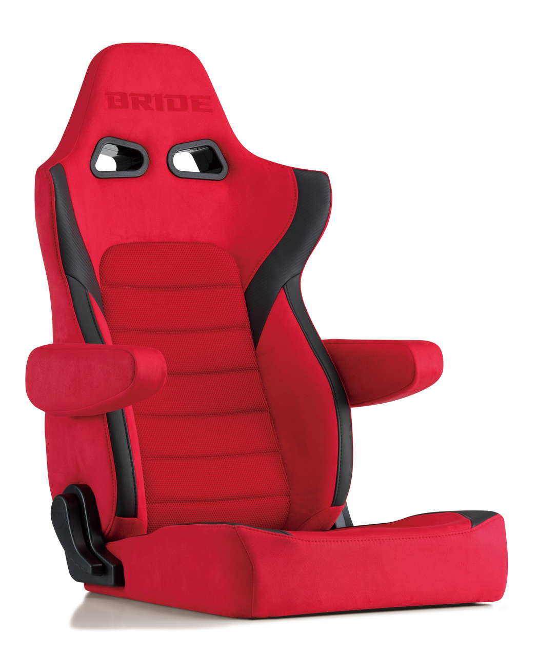 メーカー/商品名 　BRIDE(ブリッド)：リクライニングシート ERGOSTER カラー 　レッド 品番 　E64BSN 商品説明 　・室内が狭い車種へ取付しやすく、乗降を妨げにくい、ショルダー・座面の形状設計 　・別売アームレストにも対...
