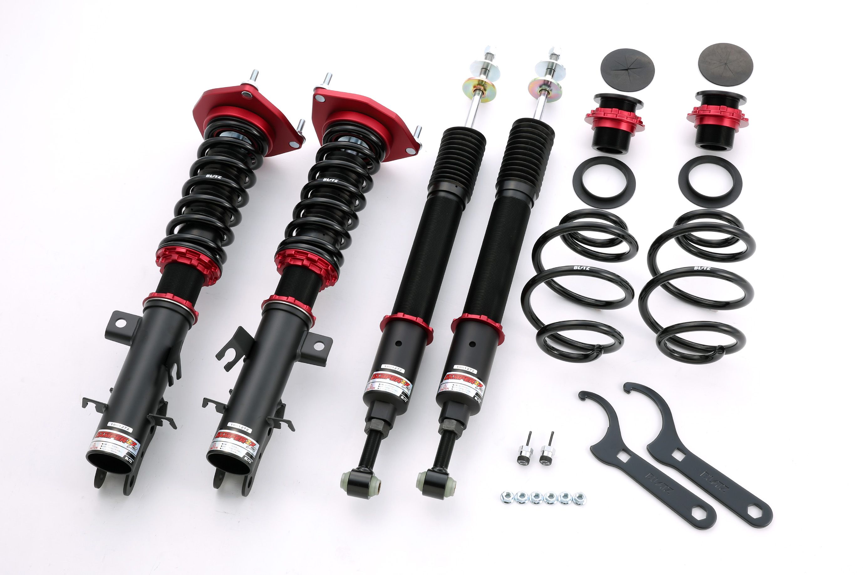 メーカー/商品名 　BLITZ　車高調キット　ZZ-R 車種 　日産：ジューク [型式] 　F15/YF15 [年式] 　10/06- [マウントF/R] 　強化ゴム/純正 [レートF/R] 　5.0/4.5 [自由長F/R] 　200/1...