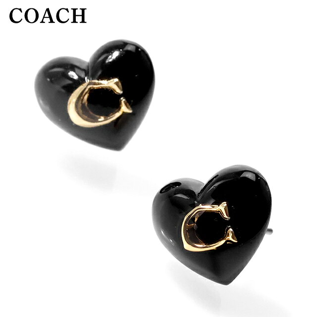 コーチ ピアス レディース ブランド アクセサリー 422706 GLD 001 COACH ブラック ゴールド ◆コーチは1941年にマンハッタンの小さなロフトで皮革製品の家内工業として始まりました。今日では世界中で絶大な人気を誇るファッ...