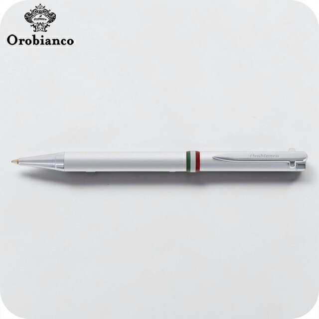 正規品 オロビアンコ ボールペン ブランド ラ・スクリヴェリア 日本製 1953007 Orobianco シルバーCT ◆1996年イタリア・ミラノ近郊創設のバック発祥ブランド。職人技と最新技術を融合し、鮮やかなカラーと抜け感のあるフォル...