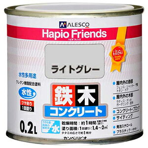 【仕様】 ●0.2L ●実寸法：77Ф×H71mm ●合成樹脂（アクリル・ウレタン）、顔料、防カビ剤、水 ●原産地：日本 【商品特長】 ●屋内外の木部や鉄部、コンクリート面に使用できます。 ●ウレタン樹脂配合により酸性雨、排ガス、塩害に強い...
