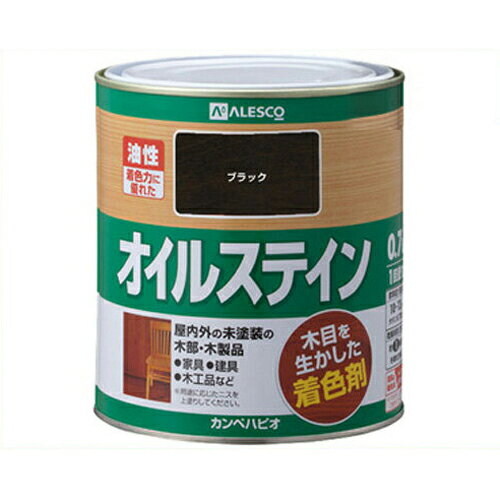 【仕様】 ●容量：0．7L ●実寸法：119Ф×H121mm ●合成樹脂（アルキド）、顔料、有機溶剤 ●原産地：日本 【商品特長】 ●木目の美しさを生かした、鮮やかな着色仕上げができます。 ●着色力と耐久性に優れているので、屋外でも使用でき...