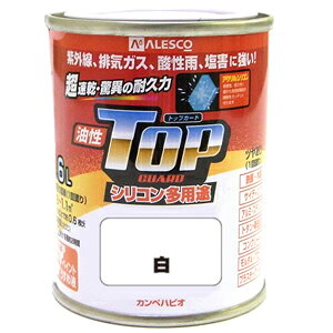 【仕様】 ●1.6L ●実寸法：143Ф×H167mm ●合成樹脂（アクリル・シリコン）、顔料、光安定剤、さび止め剤、有機溶剤 ●原産地：日本 【商品特長】 ●さび止め剤配合で鉄部をサビから守ります。 ●アクリルシリコン樹脂により紫外線、排...