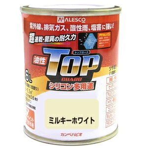 【仕様】 ●1.6L ●実寸法：143Ф×H167mm ●合成樹脂（アクリル・シリコン）、顔料、光安定剤、さび止め剤、有機溶剤 ●原産地：日本 【商品特長】 ●さび止め剤配合で鉄部をサビから守ります。 ●アクリルシリコン樹脂により紫外線、排...