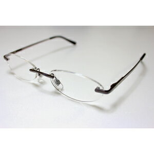 【仕様】 ●3．0度 ●製品サイズ：幅130×奥145×高29mm ●PC／ステンレス／白銅 ●眼鏡レンズの屈折により視力を矯正し、手元の文字を見えやすくします。 原産国：中国 【商品特長】 ●リムレスフレーム仕様で細かめのテンプル、ベーシ...