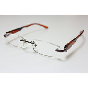 【仕様】 ●1．0度 ●製品サイズ：幅130×奥145×高29mm ●PC／ステンレス／白銅 ●眼鏡レンズの屈折により視力を矯正し、手元の文字を見えやすくします。 原産国：中国 【商品特長】 ●ベーシックスタイルのリムレスフレームのシニアグ...