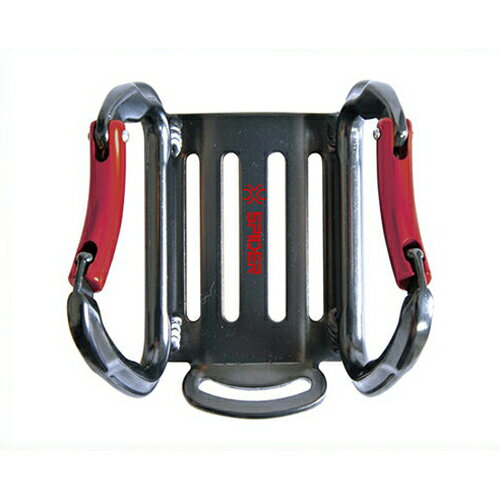 【仕様】 ●幅120×奥75×高120mm ●カラビナ：アルミ ●スパイダーシリーズ 【商品特長】 ●ベルトに装着して工具などの吊り下げ。 ●簡易工具などの吊り下げに最適です。 ●スパイダーシリーズとしてデザインを統一できます。 ●カラビナ...