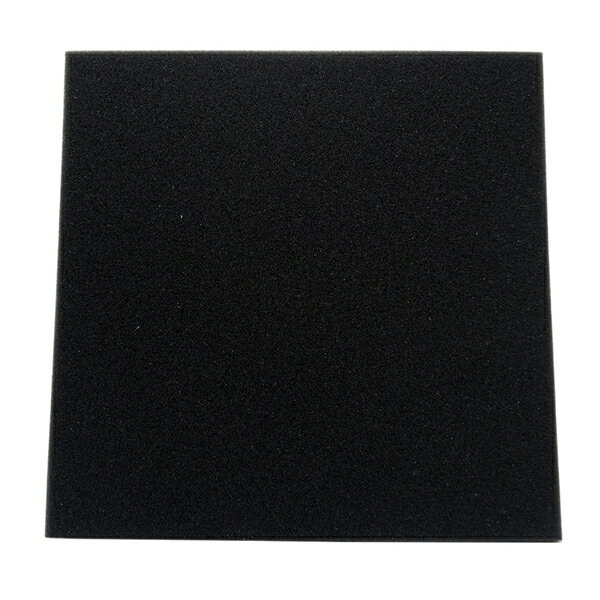 【仕様】●サイズ：10mm×250mm×250mm●色：クロ●形状：角●材質：ウレタン●入数：1枚【商品の特長】●緩衝材やフィルターなどに使用します。