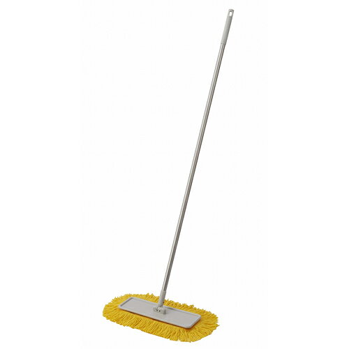 【仕様】 ●幅49×奥27×高127．5cm ●グリップ：ポリエチレン・ポリプロピレン（抗菌加工） ●ハンドル（柄）：スチール（ポリプロピレン被覆・抗菌加工） ●プレート：ポリプロピレン ●モップ糸：アクリル ●重量： 約100g （→注：...