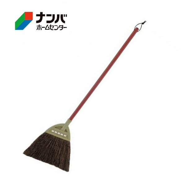 【仕様】 ●幅22×長78．2cm ●224g ●穂：ヒタムファイバー・赤シダ ●柄：木（塗装） インドネシア製 【商品特長】 ●玄関やベランダのお掃除に最適のブレンドほうき短柄タイプです。 ●コシの強い穂が砂利や小石などをかき出し、細くて...