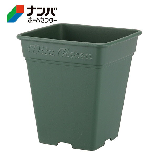 【仕様】 ●サイズ：330×330×360mm ●色：グリーン ●土容量：20L ●材質：ポリプロピレン 【商品の特長】 ●バラ・コニファーに適した深型タイプ。 ●内面スリットと底形状により通気性・排水性が抜群です。