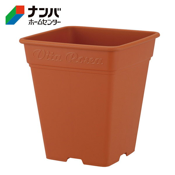 【仕様】 ●サイズ：387×387×420mm ●色：ブラウン ●土容量：20L ●材質：ポリプロピレン 【商品の特長】 ●バラ・コニファーに適した深型タイプ。 ●内面スリットと底形状により通気性・排水性が抜群です。