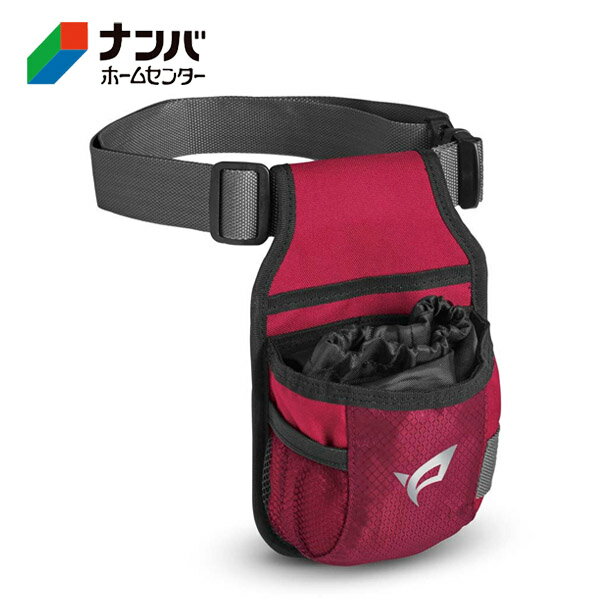 【仕様】 ●カラー：レッド（62） ●サイズ：約高23×幅10×奥7.5cm ●素材：ポリエステル ●重量：約150g ●生産国：中国 【商品の特長】 ●ボールや小銭入れなど、ちょっとした小物を収納しやすいメインポケット。 ●スコアカードケ...