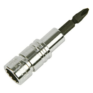 【仕様】 ●本体：スチール。 ●ソケット（12角）サイズ：10・13mm。●軸径：6．35mm六角軸。●ビット刃先：＋2・＋2。●18Vインパクト対応。 【商品特長】【用途】六角ボルト・ナットの締付け、緩め作業。【機能など】お手持ちの110...