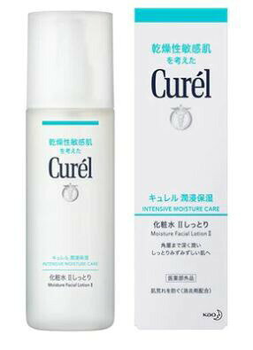 製品仕様商品名 キュレル 化粧水 II しっとり 商品特長○潤い成分（ユーカリエキス）が角層の深部までじっくり浸透。　外部刺激で肌荒れしにくい、なめらかで潤いに満ちた肌に整えます。○消炎剤配合。肌荒れを防ぎます。○しっとり、なめらかな使い心...