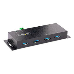 過酷な環境に適した工業・業務用のUSBハブで、パソコンのUSBポート1口に4台のUSB Type-A 3.2 Gen1(5Gbps)デバイスを増設●4ポート産業用・業務用USBポート増設ハブ ●メタル筐体 ●パネルマウント用ネジ穴付きUSB...