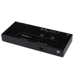 HD画質と自動ポート選択に対応し、手間のかからないHDMI接続を実現するスイッチ【スターテック.com】自動スイッチ 優先スイッチ マニュアル制御コンソール内蔵 2x2 マトリックススイッチ EDIDエミュレーション検索キーワード:(【 安...
