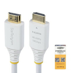 3m、ホワイト。最大解像度4K60Hzおよび1440p144Hzのスムーズな映像を実現するハイダイナミックレンジ(HDR)対応Premium HDMIケーブル●プレミアム認証ハイスピードHDMIケーブル ●4K60Hz HDR10、HDCP...