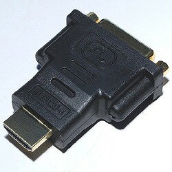 DVI→HDMI変換アダプタバルク簡易パッケージ DVI-D24ピンの端子をHDMI端子に変換するアダプタ。 DVI-D24pinメス→HDMIオス 金メッキピン 金メッキシェル 保証：初期不良のみ検索キーワード:NBDVHD