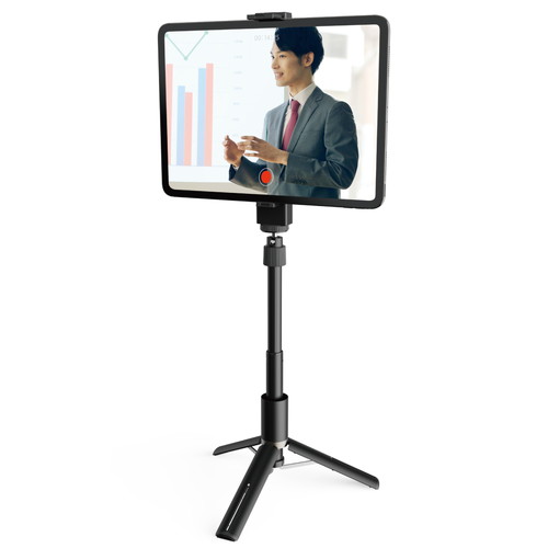 自撮り棒としても使用できる2Wayタイプのスマートフォン・タブレット用三脚です。※タブレットを装着する際は、三脚としてのみご使用ください。自撮り棒としても使用できる2Wayタイプのスマートフォン・タブレット用三脚です。※タブレットを装着する...