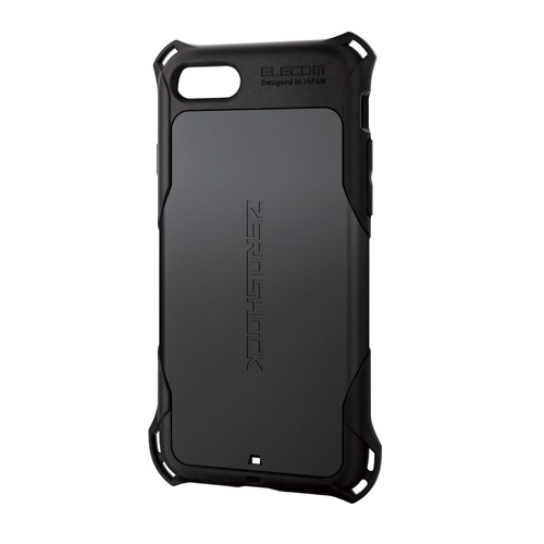 6つの衝撃吸収構造で機器本体を衝撃から守るiPhone SE 第3世代、iPhone SE 第2世代、iPhone 8、iPhone 7用ZEROSHOCKケースです。iPhone SE 第3世代/第2世代 用 ケース カバー ブラック P...