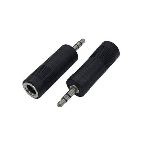 AVプラグ6.5mm(メス) to 3.5mm(オス)ステレオ…