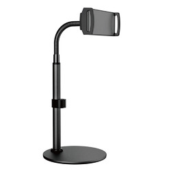 フレキシブルアーム式で自由なポジションでポールにタブレットを固定※こちらは【取り寄せ商品】です。必ず商品名等に「取り寄せ商品」と表記の商品についてをご確認ください。タブレットスタンド(4.7〜12.9インチ対応)フレキシブルアーム式 ブラック